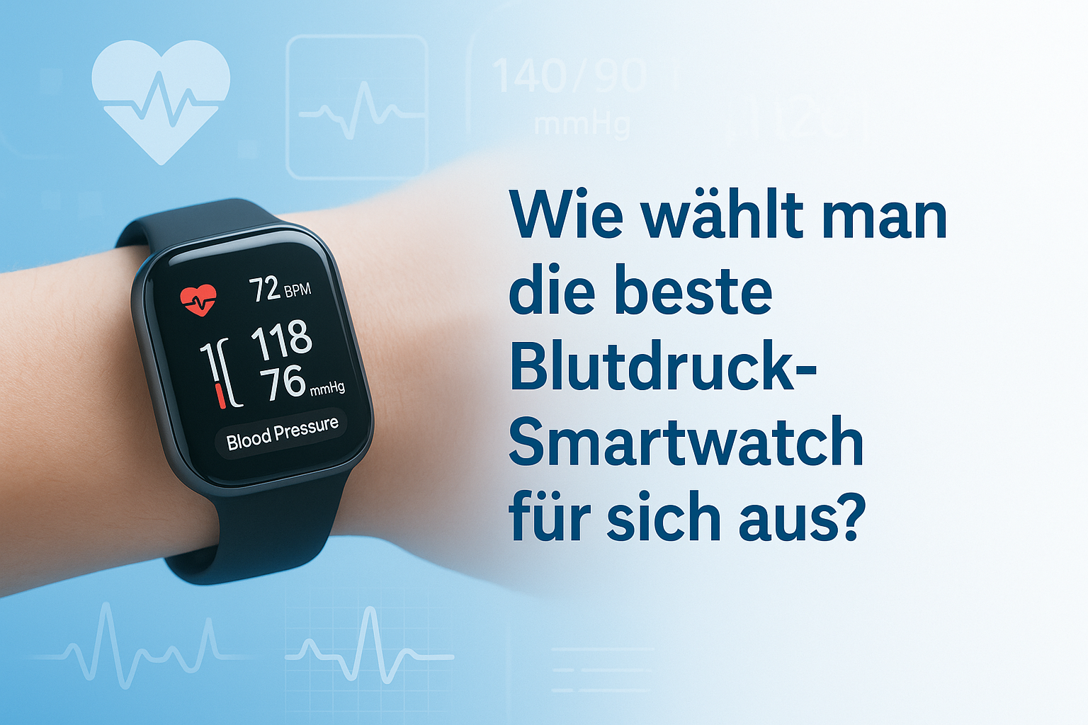 Smartwatch Blutdruck Genauigkeit